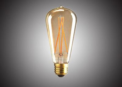 Cina Lampadine ST64 E26 E27 B22 80lm/W del filamento di watt 2200k 6500k di AC90-240v 2 in vendita