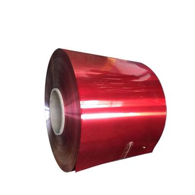 China 3003 H24 Coated Mirror Finish Pre Painted Aluminium Coil Lightweight for sale