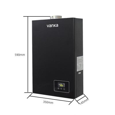 China Constant Temperature Black Water Heater Instant Liquefied Petroleum Gas Natural Gas Bathroom Household Gas Water Heater for sale