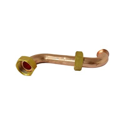 China Copper Pipe Connection Fittings And Copper Elbows For Gas Water Heaters for sale