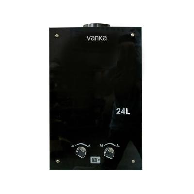 China 16L/18L/20L/22L/24L propaan tankloze gehard glas gedwongen uitlaatgas waterverwarmer Te koop