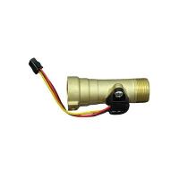 China Brass Water Flow Sensor Wall Mounted Boiler Accessories 0.3-10L/min Hall Effect for sale