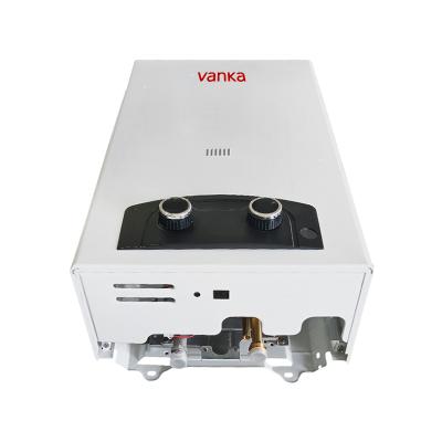 China 8L Flue Gas Water Heater Instant Heating Tankless for Home Shower for sale