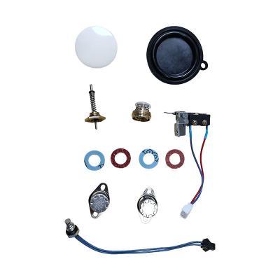 China Complete Spare Parts Kit for Flue Gas Water Heater Thermostat Diaphragm Sensor Valve Microswitch for sale