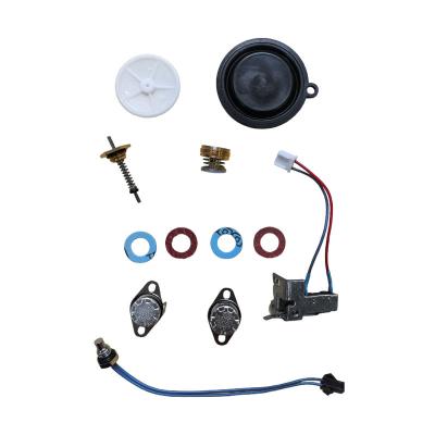 China Complete Spare Parts Kit for Flue Gas Water Heater Thermostat Diaphragm Sensor Valve Microswitch for sale