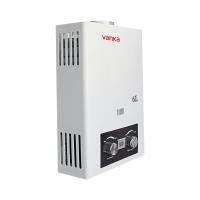China 6L White Flue Heater Energy Efficient Compact Gas Water Heater 300x180x100mm for sale