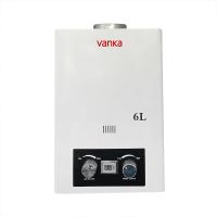 China 6L White Flue Heater Energy Efficient Compact Gas Water Heater 300x180x100mm for sale