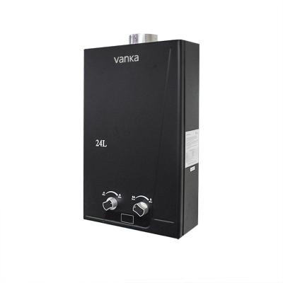 China New Model Quality LPG Gas Water Heater 24 Liters Instant Hot Water Design for sale