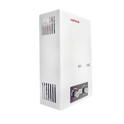 China 10L White Flue Gas Water Heater Energy Saving Easy Installation For Home Hotel Apartment And Commercial Use for sale