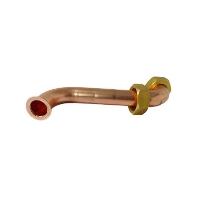 China Wall Hung Boiler Copper Tube Compression Fittings Elbow Copper Return Pipe Set for sale