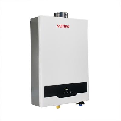 China 12L Digital Gas Water Heater Indoor Installation Low Emissions Energy Saving Eco Friendly Efficient for sale
