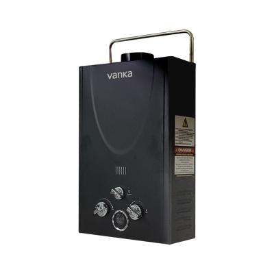 China 12L Black LPG Tankless Gas Water Heater Portable Instant Hot Water Heater for sale