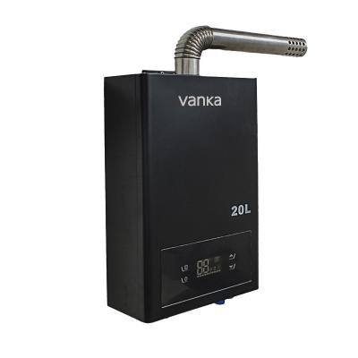 China Balanced Flue Indoor Gas Water Heater Digital Temperature Control Instant Water Heater for sale