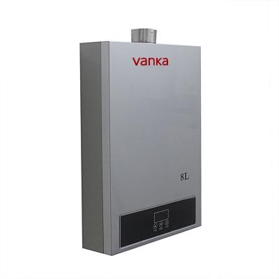 China Portable 8 Liter Gas Geyser Indoor Automatic Temperature Control Water Heater for sale