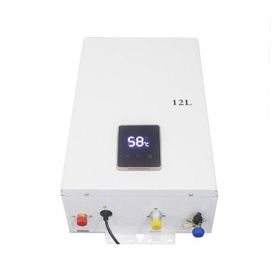 China 12L Indoor Tankless Gas Water Heater for Bathroom Balcony Kitchen Shower for sale