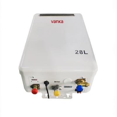 China 28L Tankless LPG Water Heater Outdoor Installation Low NOx Performance for sale