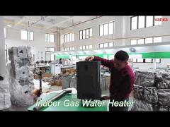 Gaswaterverwarmer met afstandsbediening