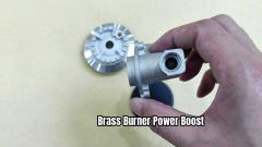 Brass Gas Stove Burner Upgrade