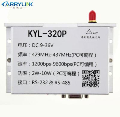 China Adjustable Long Range Data Radio Modem , 433MHz RS232 Wireless Transceiver for sale