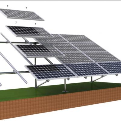 China Customized solar panel ground mounting bracket system for sale