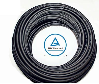 China dc ac solar cable 2.5mm pure copper wire with TUV certificate factory price solar system outdoor use with good flame retardancy for sale