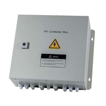 China GKD smaller dimensions and lighter weight 6KW solar energy combiner box with DC output circuit breaker for sale