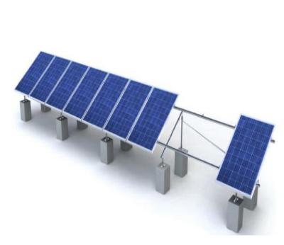 China Greenhouse best sale pv solar galvanized steel bracket for sale