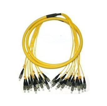 China Multi-core trunk type FC Singlemode Fiber Optic Pigtail with OFNP / OFNR Jacket for sale