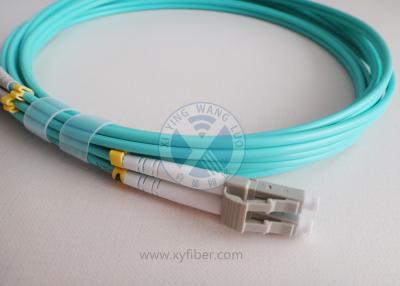 China Duplex LC OM3 Fiber Optic Patch Cord For Opitcal Access Network and Data Center for sale