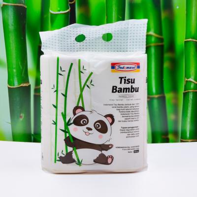 China Bulk Custom Package Soft 100% Natural Bamboo Pulp 2.3.4 Ply Toilet Paper for sale
