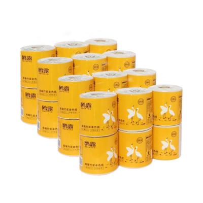 China Custom Printed Logo Soft Toilet Tissue Paper Rolls Hotel Private Label Manufacturers' Favored Option for sale