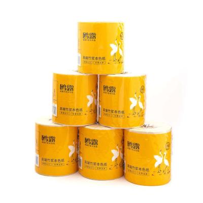 China OEM Custom Soft Bamboo Toilet Tissue Paper Roll 2ply/3ply Household Soft Pulp Toilet Paper for sale