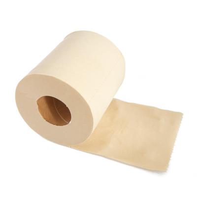 China Unbleached Bamboo 2ply & 3ply Soft Toilet Tissue Paper Rolls Premium Quality Eco-Friendly Natural for Home Toilets for sale