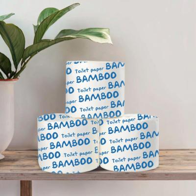 China Factory Customize Bamboo Pulp Toilet Paper Rolls at Low Prices, with 2/3/4-layer Toilet Paper and White Toilet Paper for sale