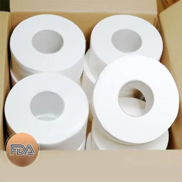 Quality Hot Selling OURRU Jumbo Roll 2-Ply Eco-Friendly Bamboo Pulp Toilet Paper for Large Shopping Malls and Hotels for sale
