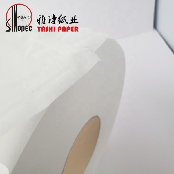 Quality No Fluorescent Agent Virgin Bamboo Pulp Jumbo Roll Toilet Tissue for sale