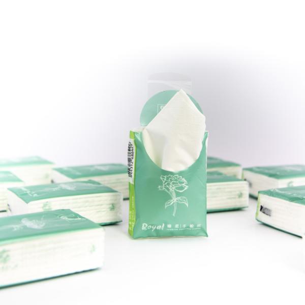 Quality Chinese Manufacturers Custom Logo Unbleached Mini Pocket Tissue for sale