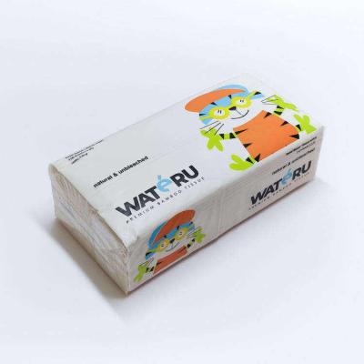 China Cost effective china Strong and resilient rectangular shape box bamboo facial tissues paper for sale