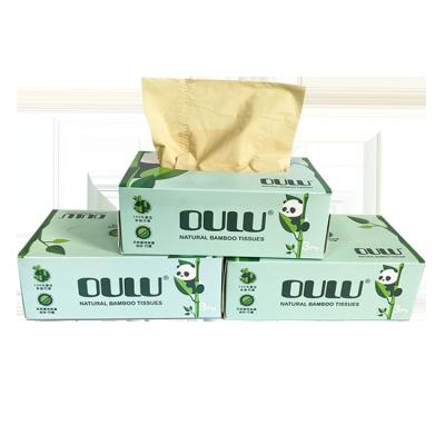 China Chinese Manufacturers Custom 2ply 3ply White Bamboo Box Tissue Paper Facial Tissue for sale