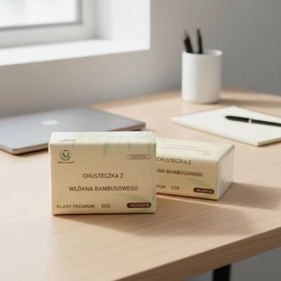 China High Quality Soft Facial Tissue Box Tissue Biodegradable Disposable 100% Virgin Bamboo Pulp Sensitive Skin Care Soft Plastic for sale