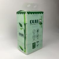 China High quality Home office Unbleached bamboo pulp soft 2ply rectangular facial tissue for sale