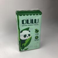 China High quality Home office Unbleached bamboo pulp soft 2ply rectangular facial tissue for sale