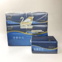 China High quality Home office Unbleached bamboo pulp soft 2ply rectangular facial tissue for sale