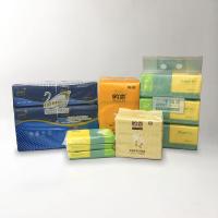 China High quality Home office Unbleached bamboo pulp soft 2ply rectangular facial tissue for sale