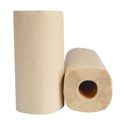 China Practical Bamboo Pulp Bleached color 2ply disposable kitchen pro paper towel for sale