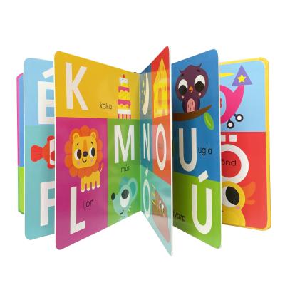 China Wholesale Custom Best Quality Personalized Children Kids English Alphabet Book Hardcover Board Book Printing Service for sale