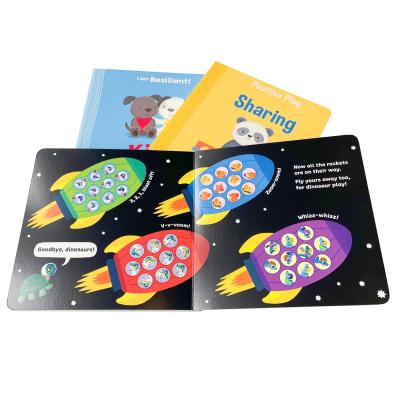 China Wholesale High Quality Custom Children Kids Early Learning Board Book Publishing Book Printing Services Offset Printing for sale