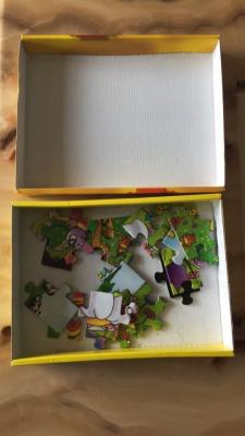 China Paper box with puzzle games set for sale