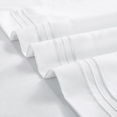 Cina La biancheria da letto più economica 200TC 100% poliestere microfibra tre linee ricamo set da Xinpai in vendita