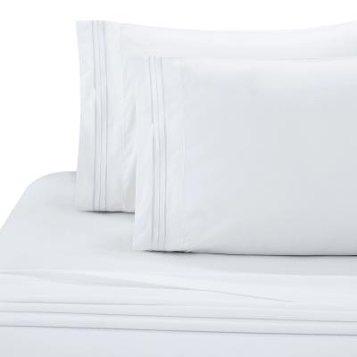 Cina La biancheria da letto più economica 200TC 100% poliestere microfibra tre linee ricamo set da Xinpai in vendita